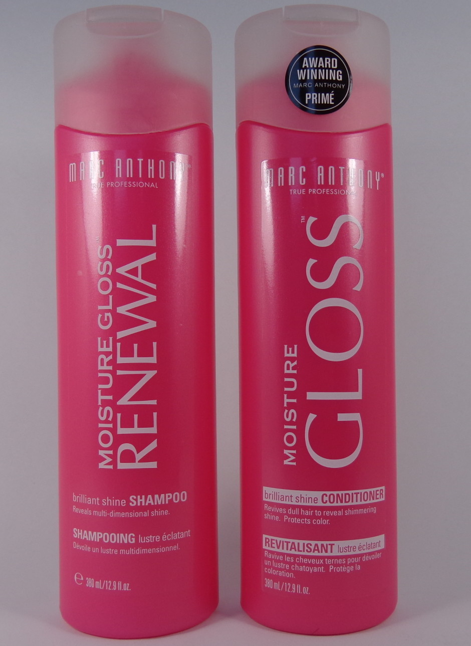 Marc Anthony Moisture Gloss Brilliant Shine Shampoo and Conditioner ...